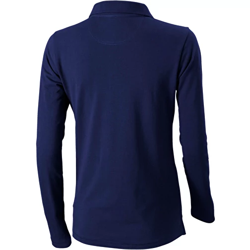 Calgary 180 g/m² Langarm Poloshirt für Damen (S, navy, Double Pique ...