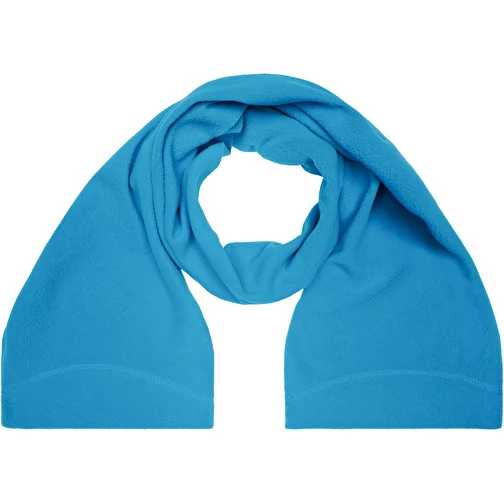 MYRTLE BEACH Microfleece Scarf (one size, aqua, 100% Polyester, 69g ...