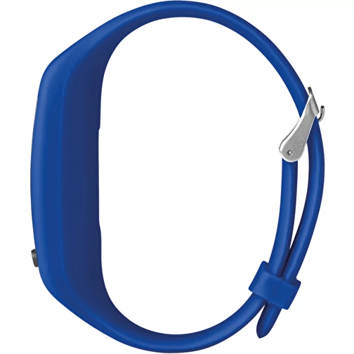 Pedometer Armband BRATARA (königsblau, Silikon, 46g) als Werbegeschenke ...