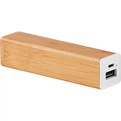 Powerbank 2200 mAh Bambus POWERBAM (natur, Batterie, 101g) als ...