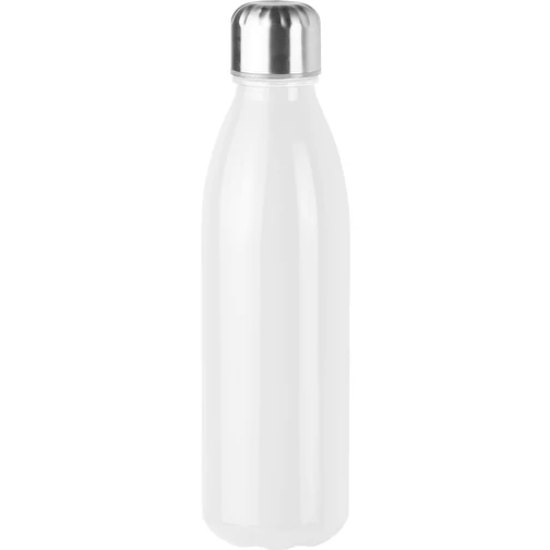 Trinkflasche Glas 650 ml ASPEN GLASS (650 ml, weiss, Kalk-Natron-Glas ...