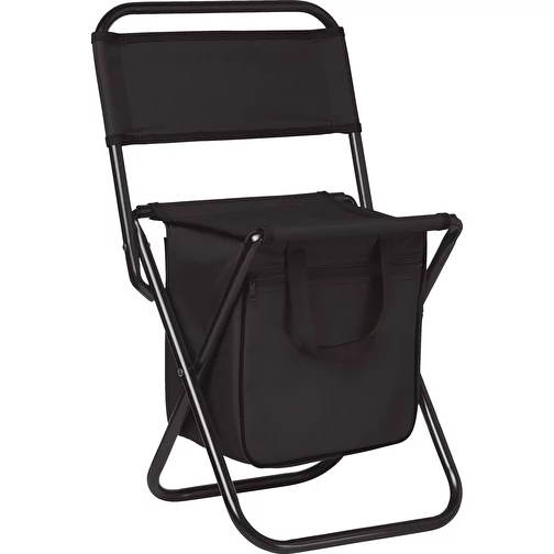 Klappstuhl mit Kühltasche SIT & DRINK (schwarz, Edelstahl, 1415g) als ...
