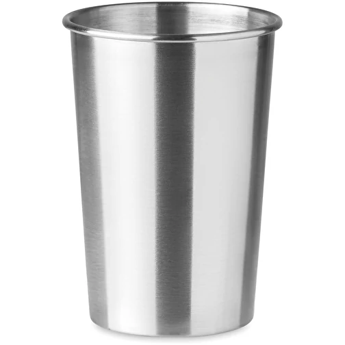 Becher 350ml BONGO (350 ml, matt silber, Edelstahl, 77g) als ...