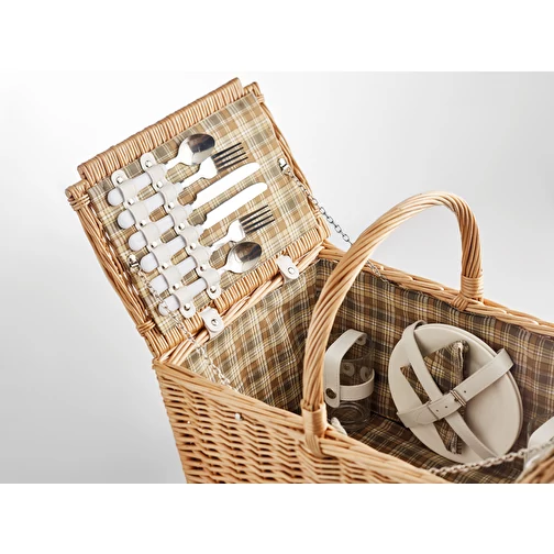 Picknickkorb aus Korbweide MIMBRE PLUS (natur, Holz, 4840g) als ...