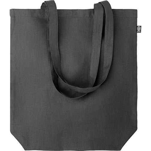 Shopping Tasche 200 g/m² NAIMA TOTE (schwarz, Hanf, 112g) als ...