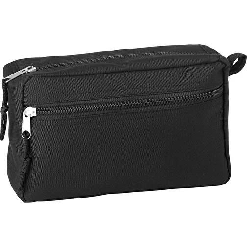 Kosmetiktasche 600D RPET BETTER & SMART (schwarz, RPET-PU, 50g) als ...