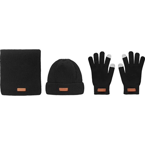 Winter-Accessoires DENALI (schwarz, RPET, 475g) als Werbegeschenke Auf ...