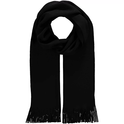 Raschelschal, 100% | Made in Germany, ca. 26 x 180 cm, uni (schwarz ...
