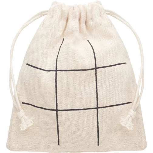 Tic-Tac-Toe Spiel TOPOS (beige, Baumwolle, 25g) als Werbeartikel Auf ...