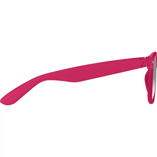 Sonnenbrille MACUSA (transparent fuchsie, RPET, 35g) als Werbeartikel ...