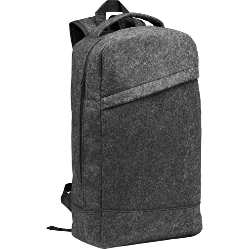 13" Laptop Rucksack RPET-Filz LLANA (steingrau, RPET, 380g) als ...