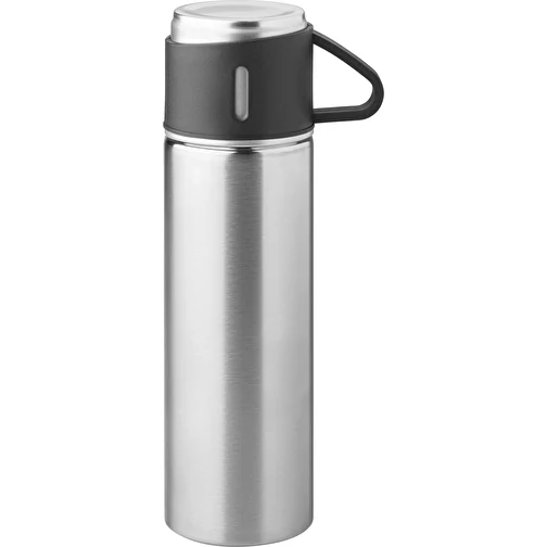 Flasche und Becher-Set 2tlg. TONIA (150 ml, matt silber, Edelstahl ...