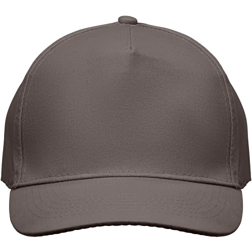Baseball cap 5 panels 180gr SUNNY (steingrau, Baumwolle, 70g) als ...