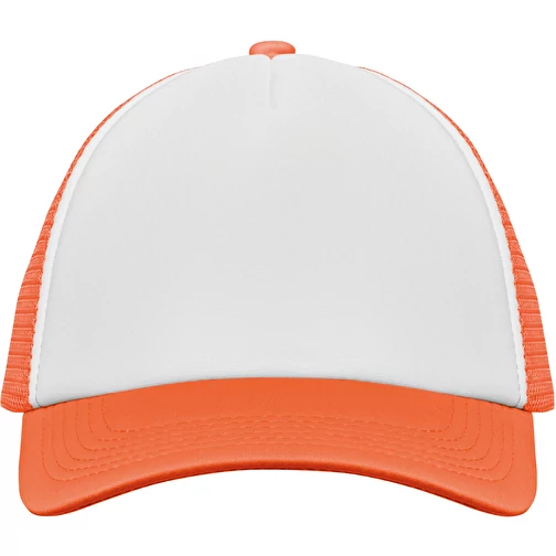 Trucker cap 5 panels BUBBLE (neonorange, PE, 65g) als Werbegeschenke ...