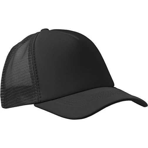 Trucker cap 5 panels BUBBLE (schwarz, PE, 65g) als Werbegeschenke Auf ...