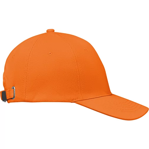 Baseball cap 6 panels 260g/m² BUFFALO (orange, Baumwolle, 78g) als ...
