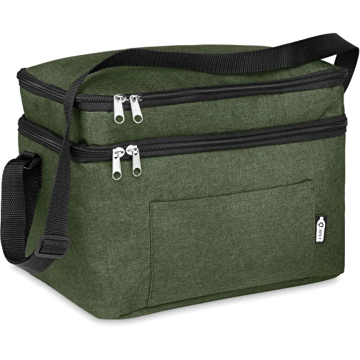 Kühltasche ICECUBE (dunkelgrün, RPET, 342g) als Werbegeschenke Auf ...