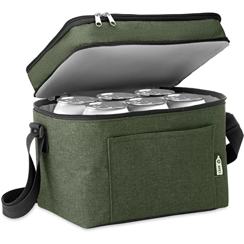 Kühltasche ICECUBE (dunkelgrün, RPET, 342g) als Werbegeschenke Auf ...