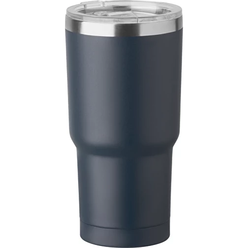Doppelwandiger Becher 500ml SUM (550 ml, marineblau, Edelstahl, 333g ...