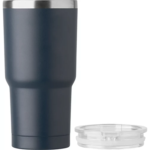 Doppelwandiger Becher 500ml SUM (550 ml, marineblau, Edelstahl, 333g ...