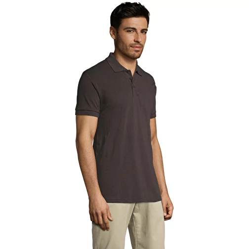 SOL´S PRIME HERREN POLO 200g MEN (S, dunkelgrau, PET, 238g) als ...