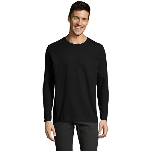 SOL´S IMPERIAL LSL MEN T-Shirt190 (XL, deep black, 235g) als ...