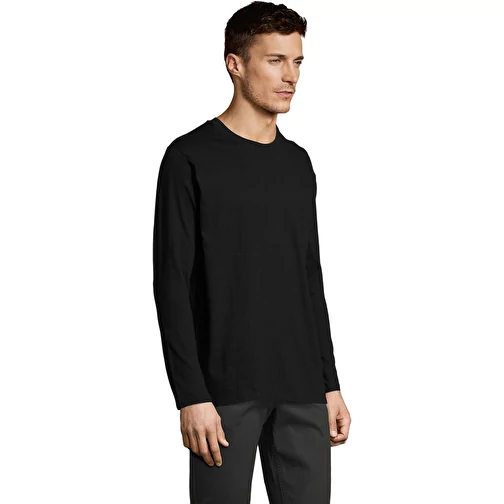 SOL´S IMPERIAL LSL MEN T-Shirt190 (M, deep black, 235g) als ...