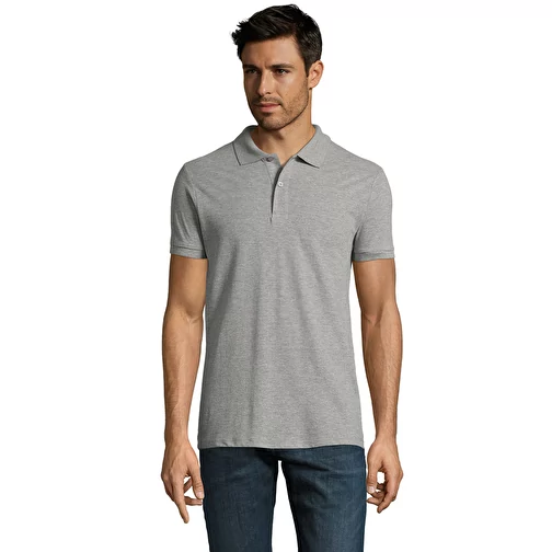 SOL´S PERFECT MEN Polo 180g (5XL, grau melange, Baumwolle, 217g) als ...