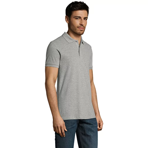SOL´S PERFECT MEN Polo 180g (5XL, grau melange, Baumwolle, 217g) als ...