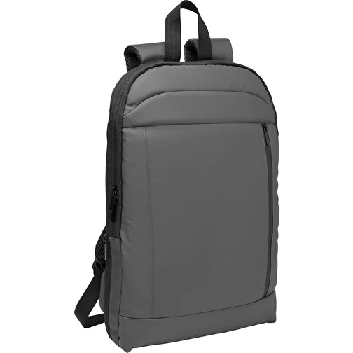 16" Rucksack 600D XPANDA (steingrau, RPET, 500g) als Werbeartikel Auf ...