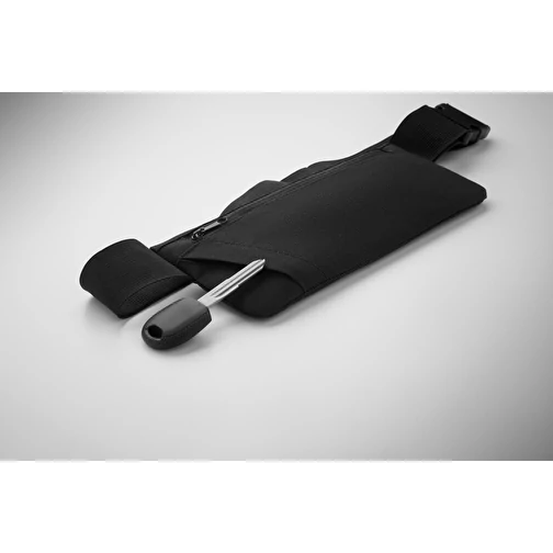 Gürteltasche 600D MODERATE (schwarz, RPET, 65g) als Werbegeschenke Auf ...