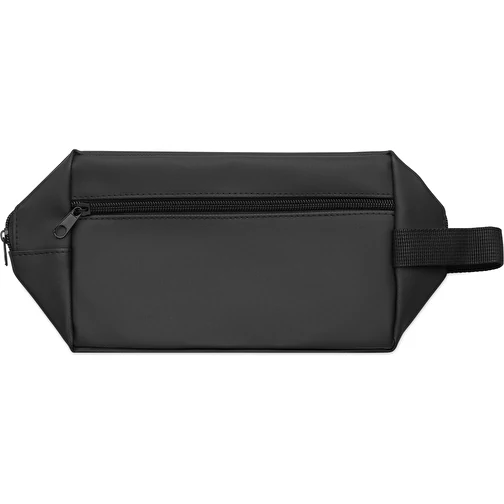 Kulturbeutel 600D DOPPKIT (schwarz, RPET, 130g) als Werbegeschenke Auf ...